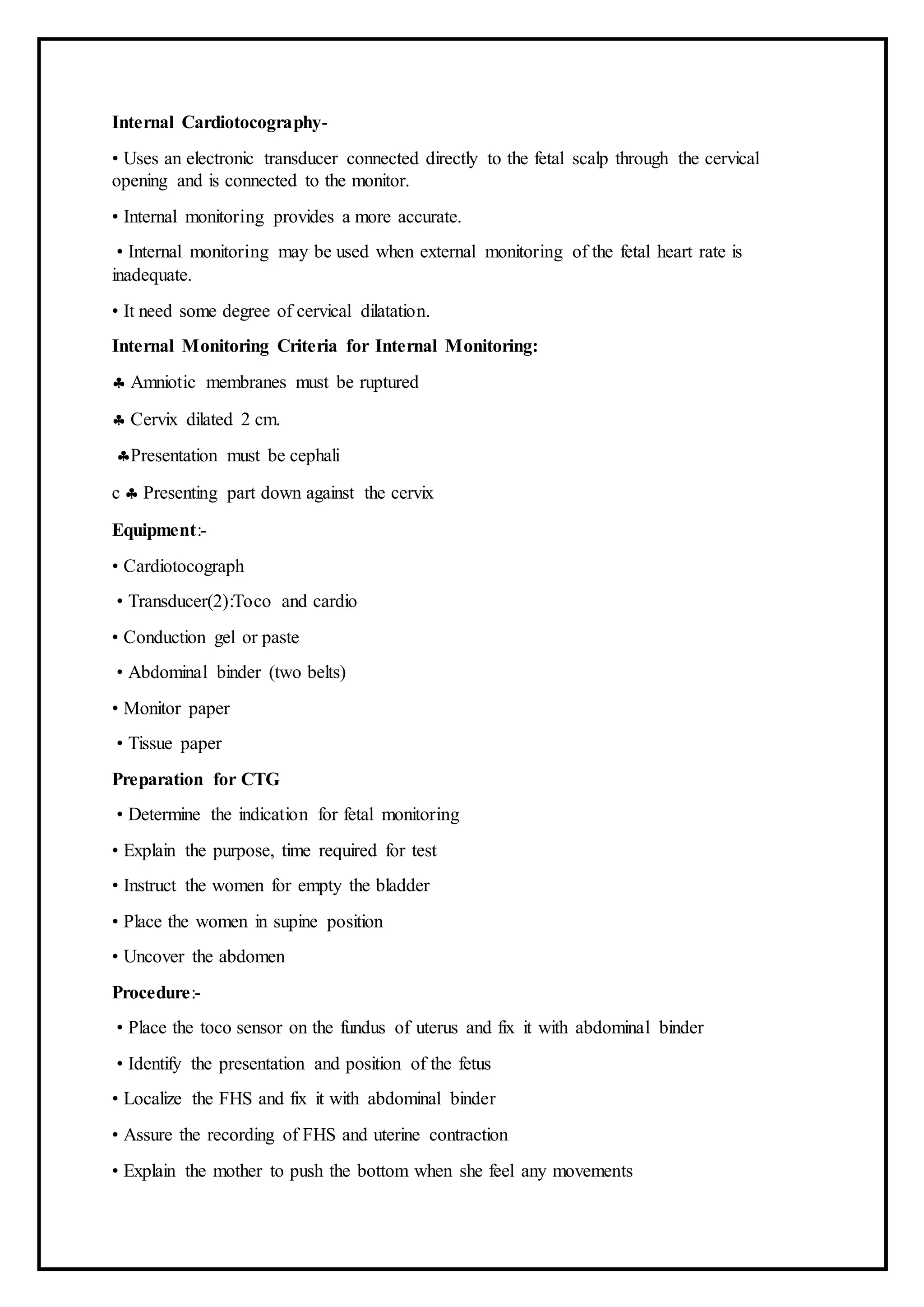 CTG procedure.docx