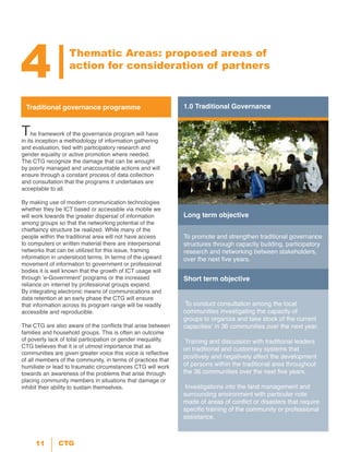Centre for Traditional Governance, Proposal | PDF