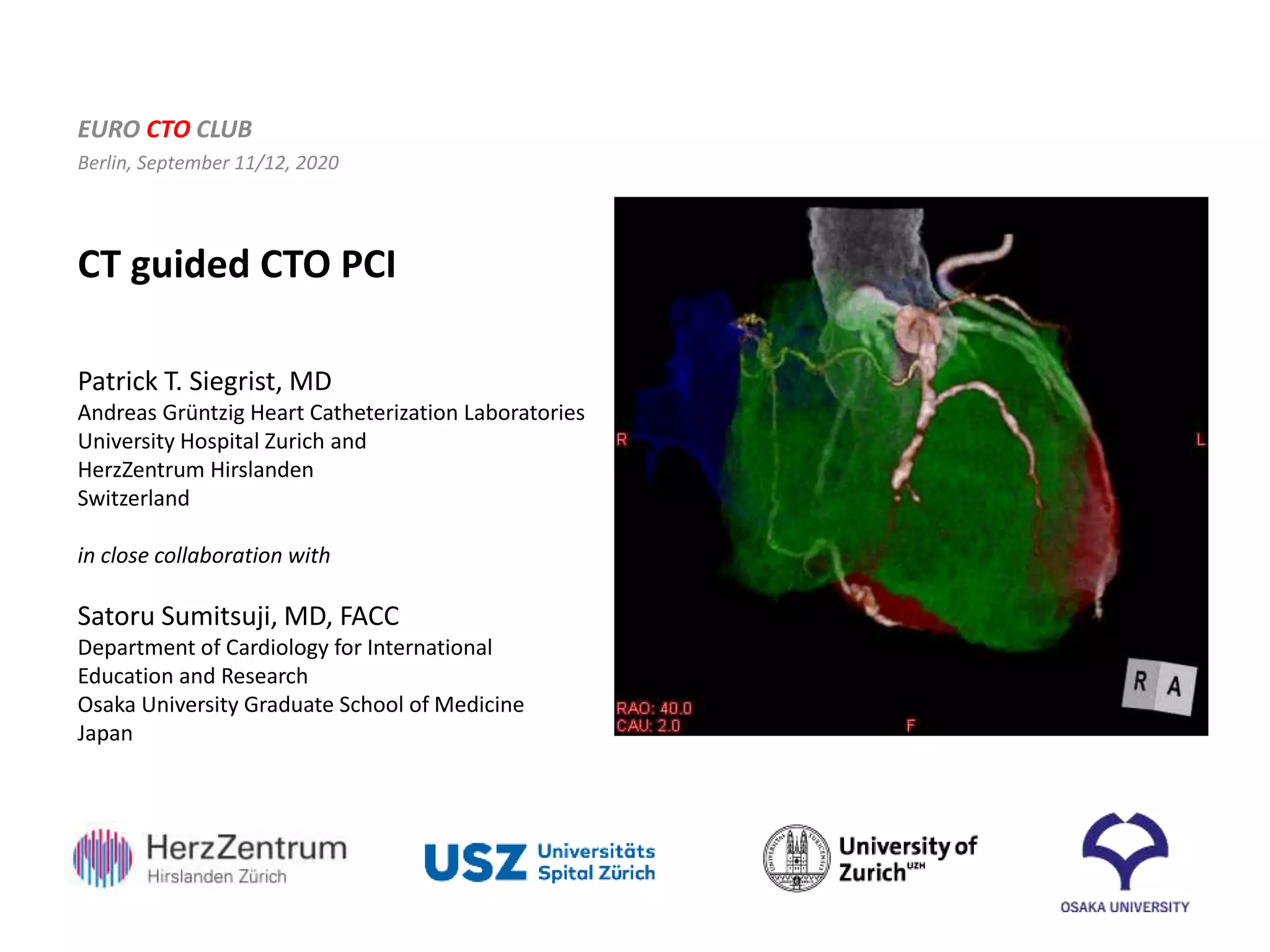 CT guided CTO PCI | PPTX