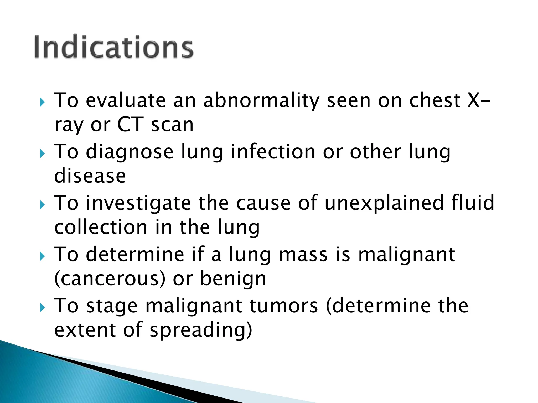 CT GUIDED LUNG BIOPSY.pptx,lung mass is malignant (cancerous) or benign ...
