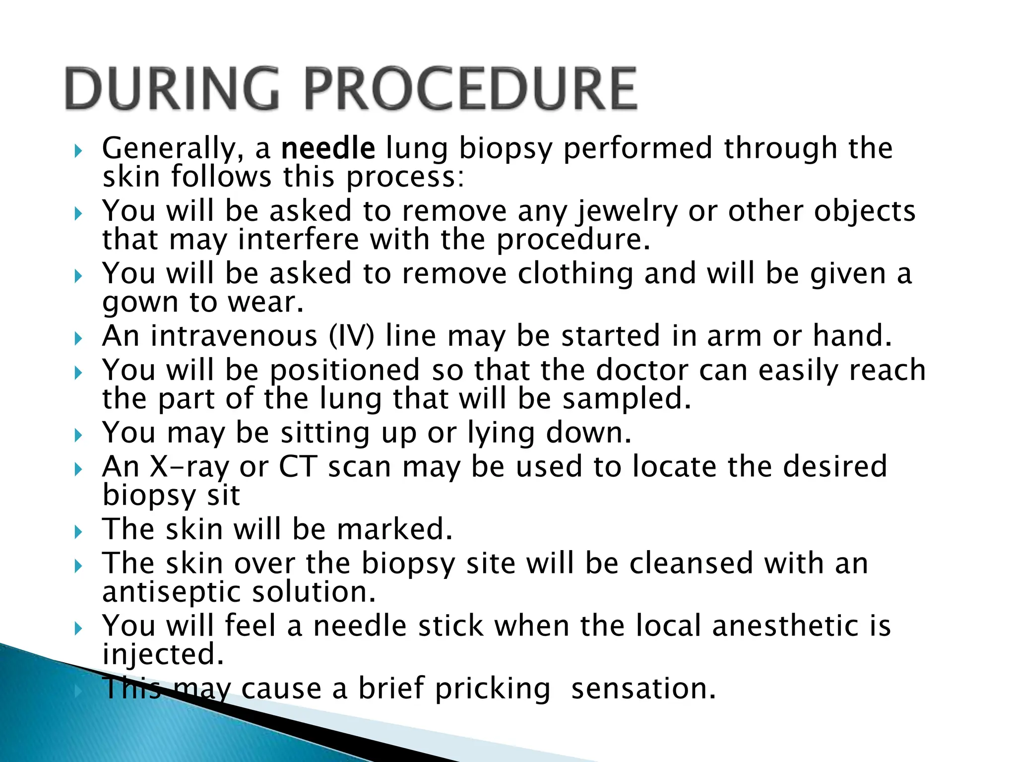 CT GUIDED LUNG BIOPSY.pptx,lung mass is malignant (cancerous) or benign ...