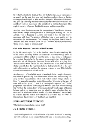 Introduction to African Traditional Religion | PDF