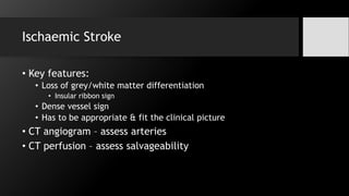 Approach to CT Head Imaging | PPT
