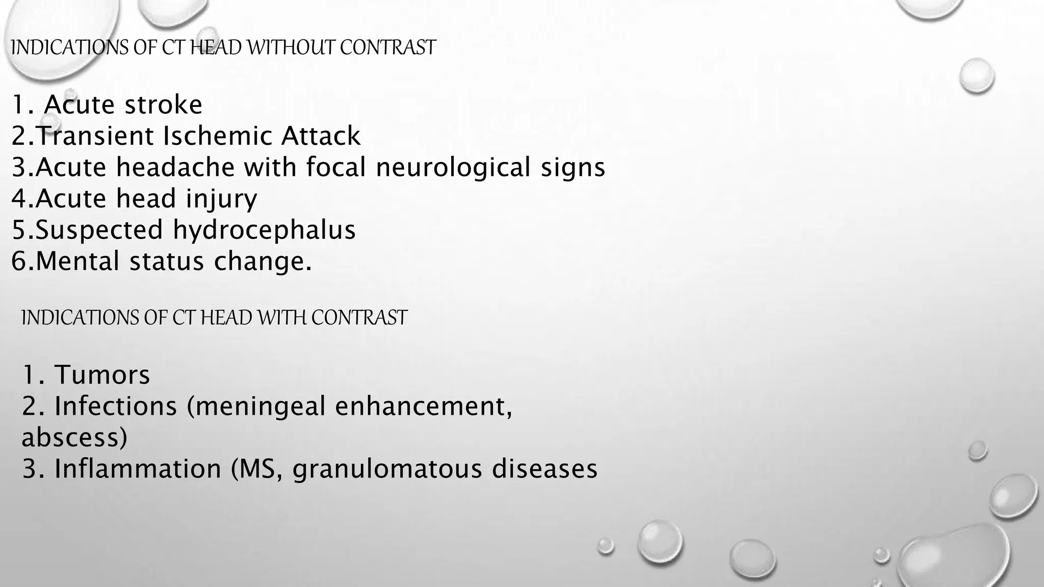 Brain ct scan (anatomy and physiology) | PPTX