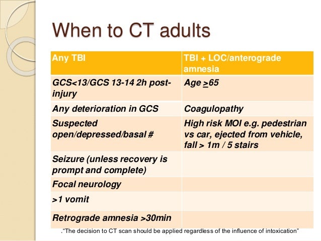 Ct head, nz_guidelines,_ed_presentation