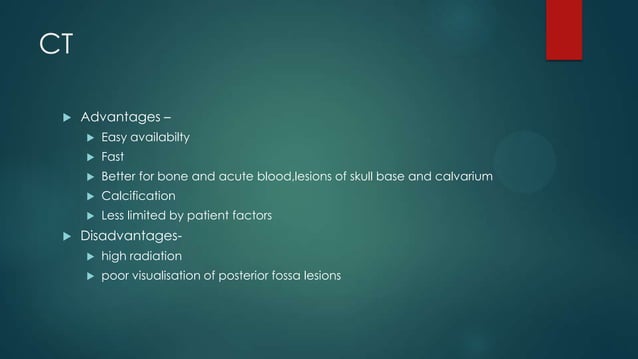 Ct brain presentation | PPTX