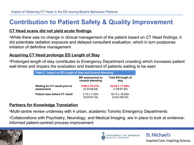 CT head scans yield no acute findings and increase ed length of stay in ...