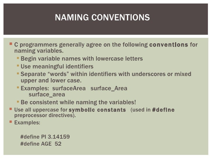 C the basic concepts