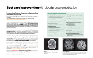 Intracerebral Hemorrhage (ICH): Understanding the CT imaging features | PDF