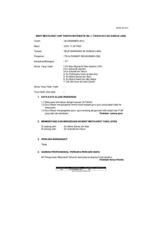 Cth minit m3 | DOCX | Automotive