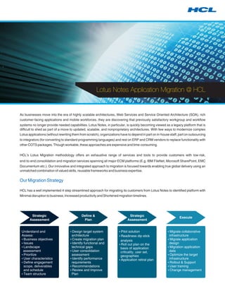 Lotus Notes Application Migration | PDF