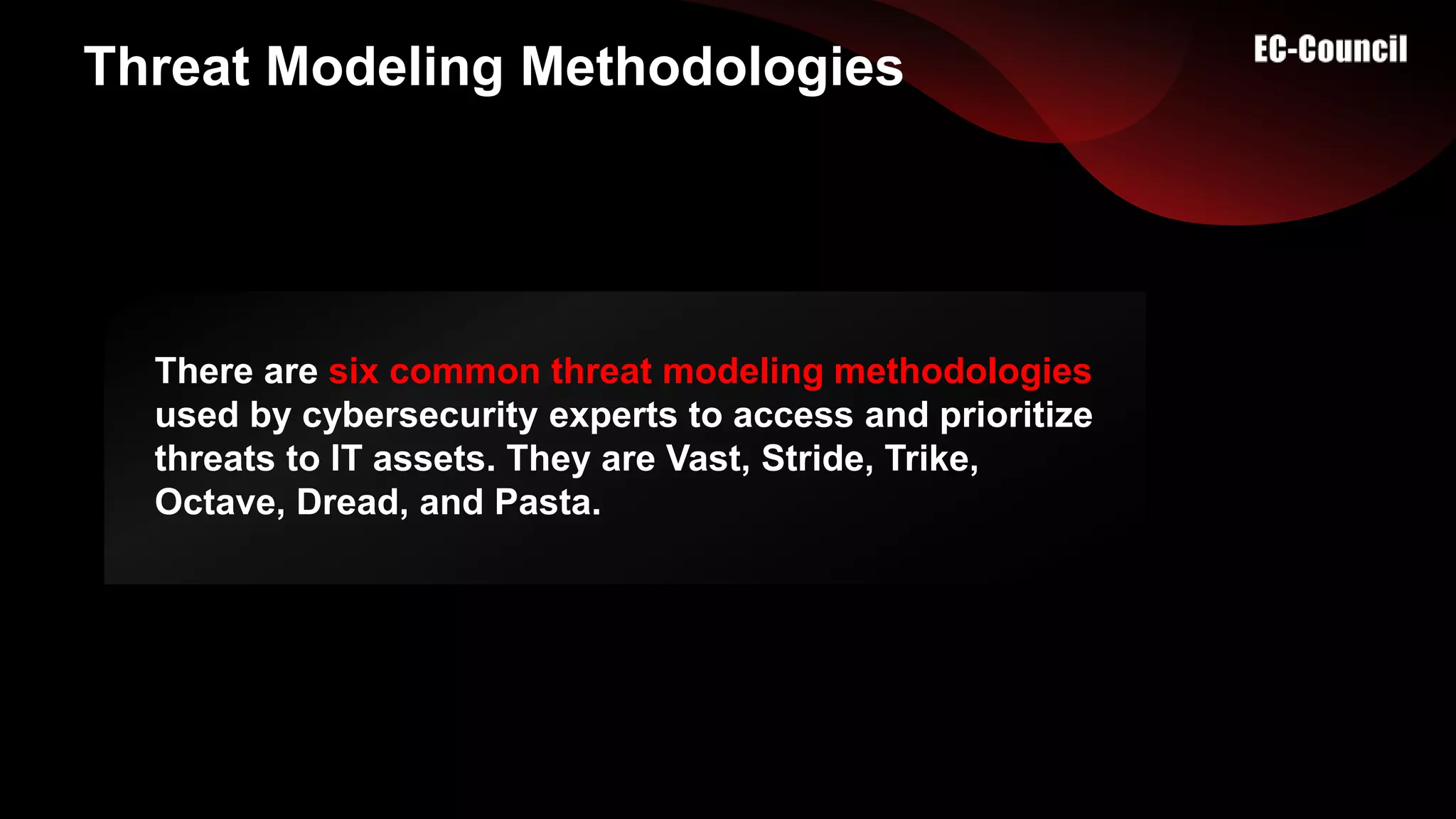 6 Most Popular Threat Modeling Methodologies Ppt