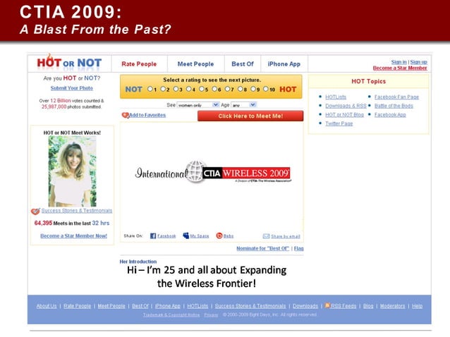 CTIA 2009 - Hot vs. Not | PPT