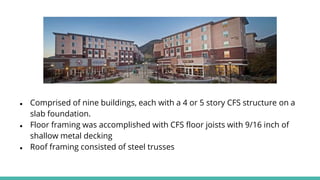 Ctiii steel framing system [ cold form structures + composite floor ...