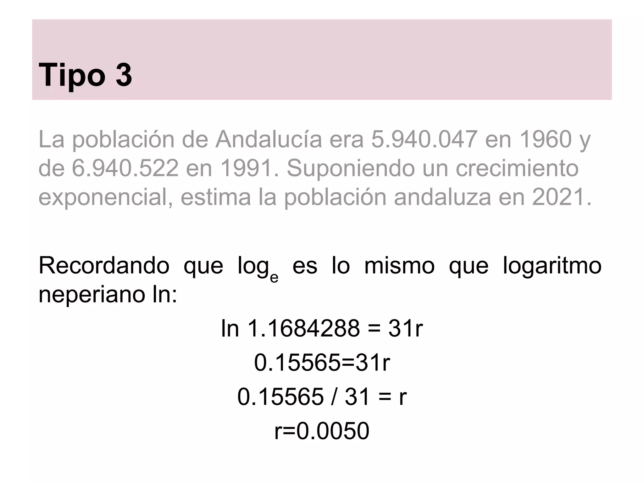 CTII Problemas crecimiento y decrecimiento exponencial | PPT