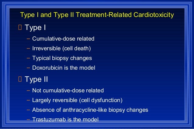 Chemotherapy induced cardiac toxicity