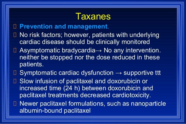 Chemotherapy induced cardiac toxicity