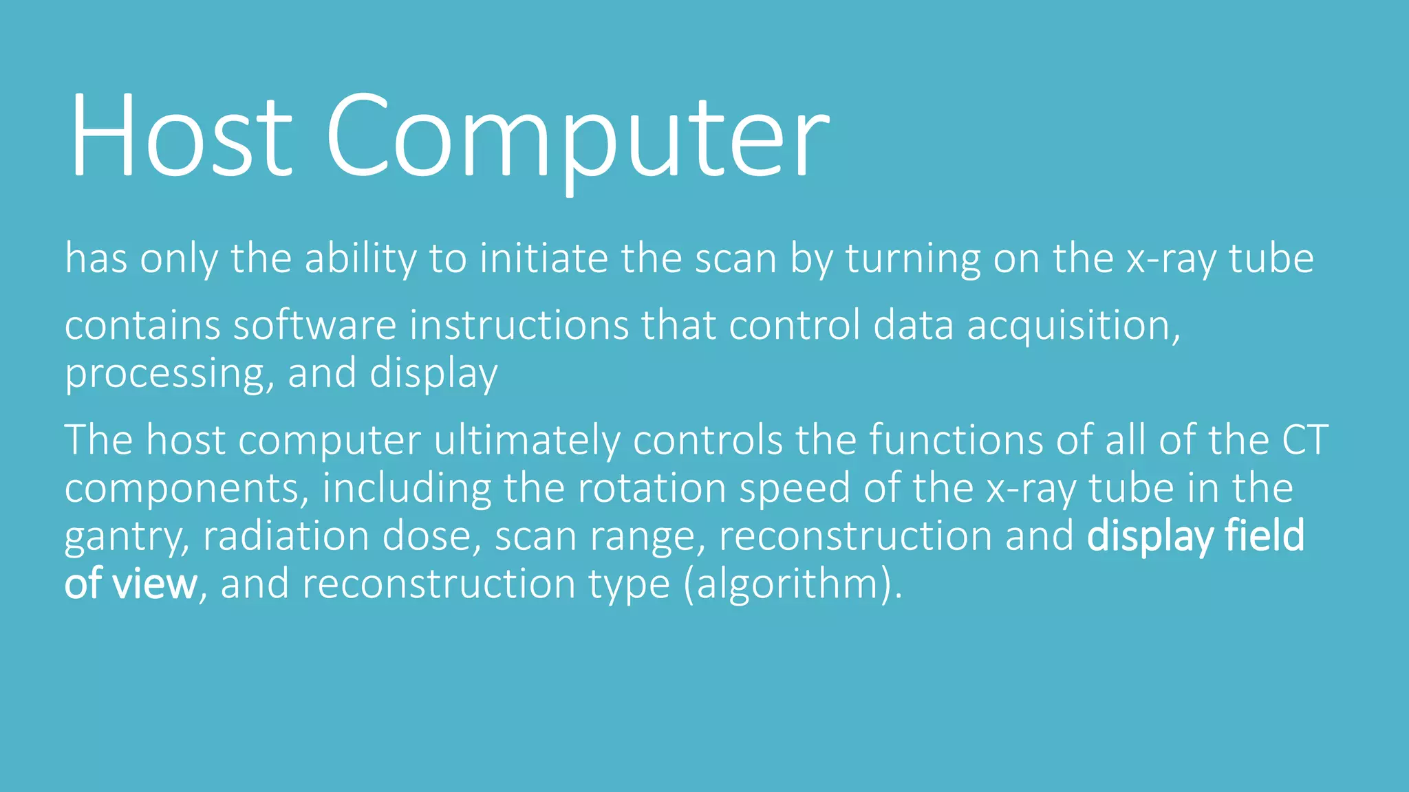 Computed Tomography Instrumentation and Detector Configuration | PPTX