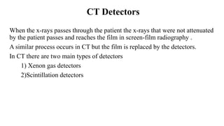 Ct instrumentation and types of detector configuration | PPT