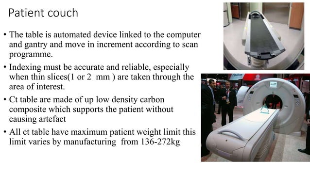 Ct instrumentation and types of detector configuration