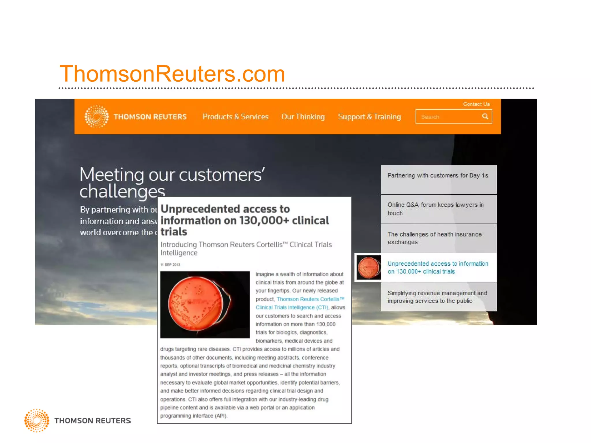 Cortellis for Clinical Trials Intelligence Campaign Overview | PPT