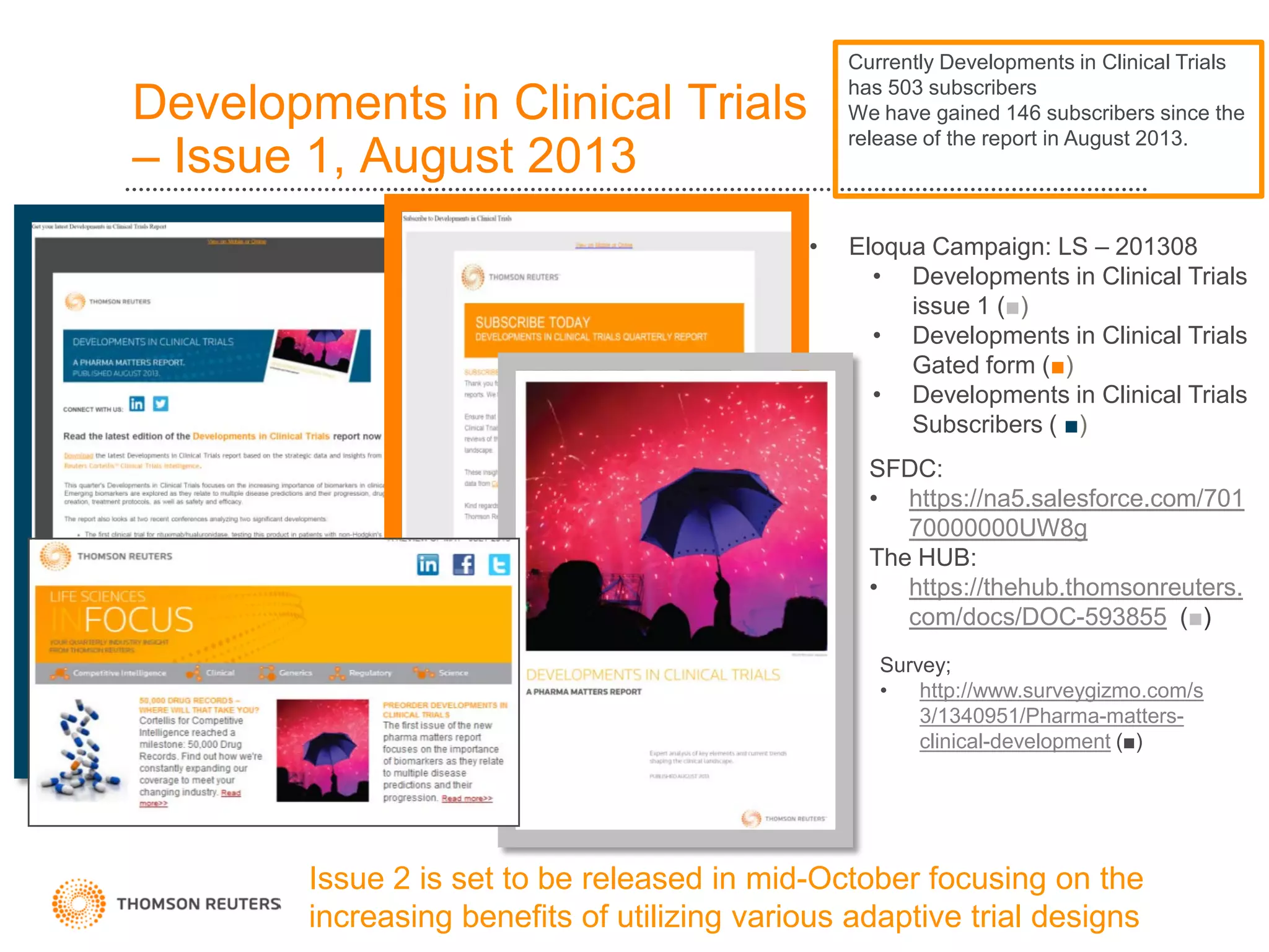 Cortellis for Clinical Trials Intelligence Campaign Overview | PPT