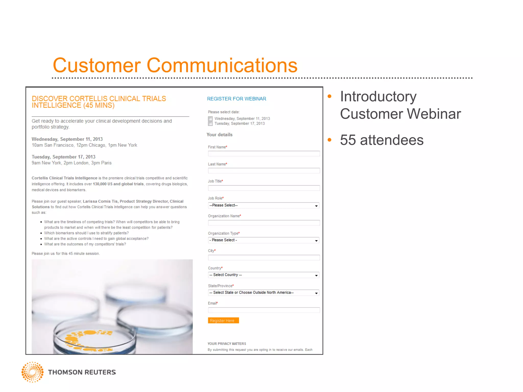 Cortellis for Clinical Trials Intelligence Campaign Overview | PPT