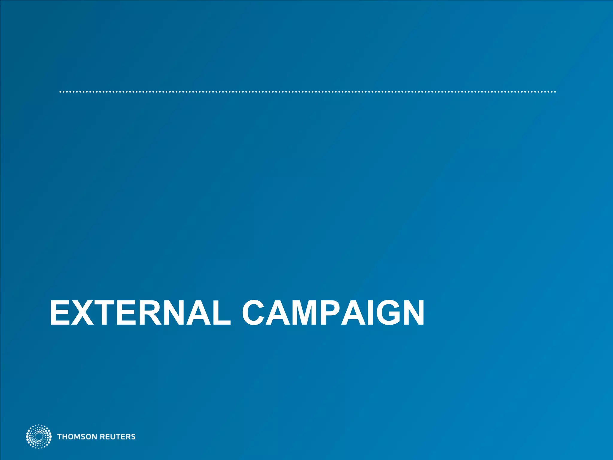 Cortellis for Clinical Trials Intelligence Campaign Overview | PPT
