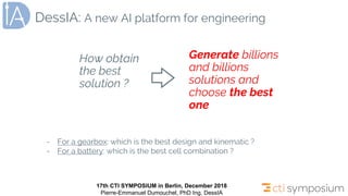 DessIA : Design with Artificial Intelligence | PPT