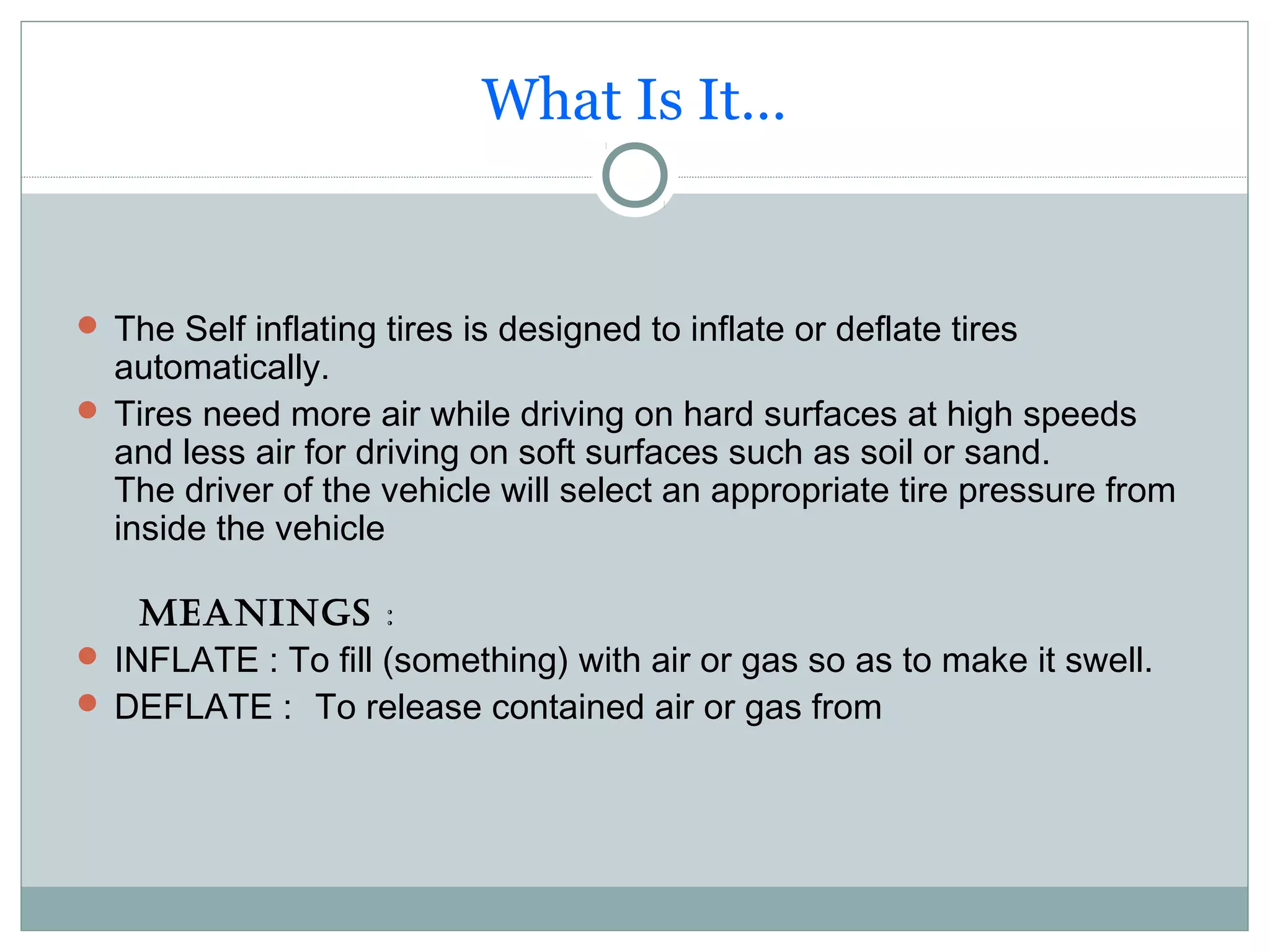 Central Tire Inflation System | PPT