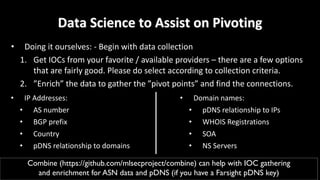 Beyond Matching: Applying Data Science Techniques to IOC-based Detection | PPT