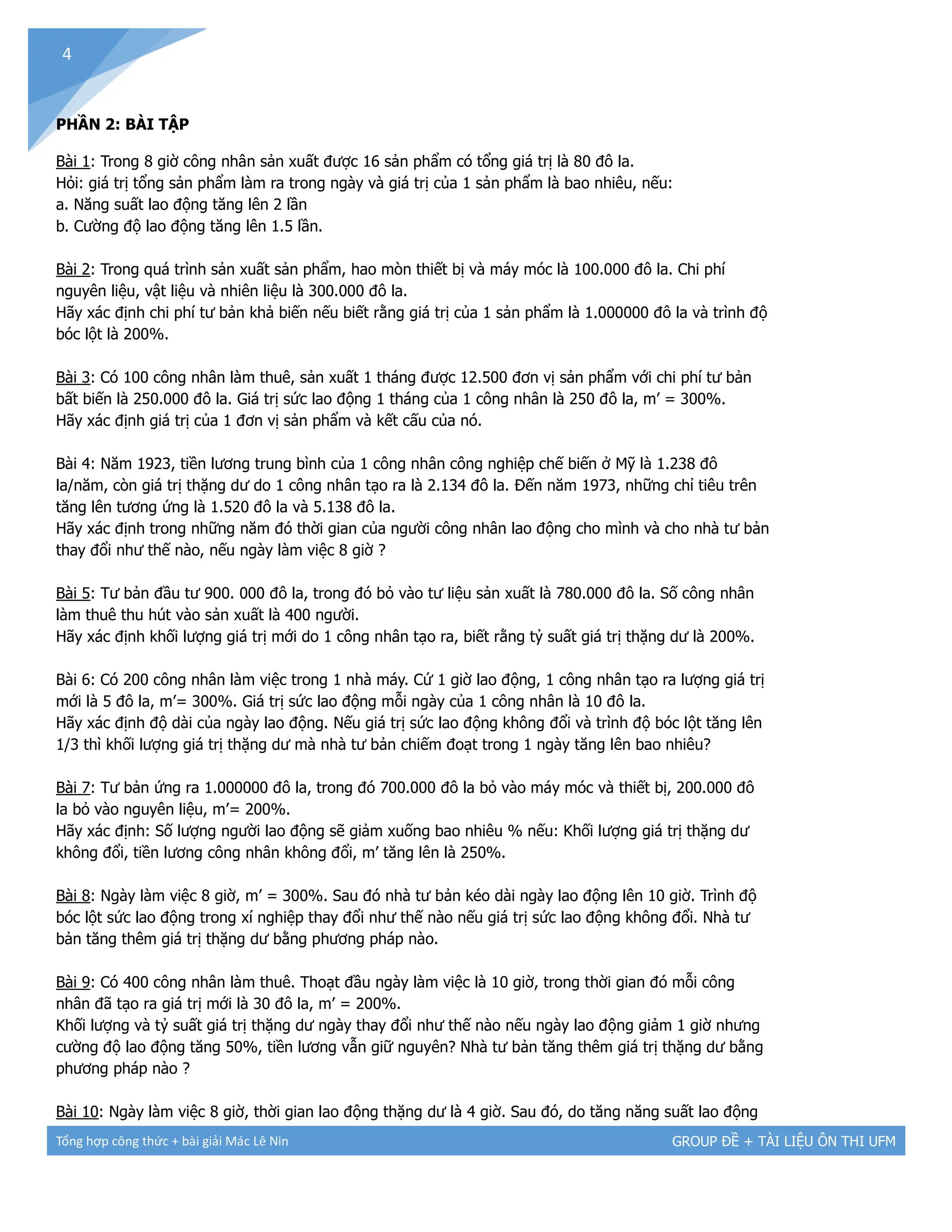 công thức kinh tế chính trị tổng hợp.pdf