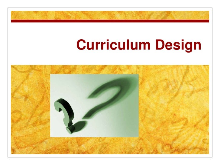 Curriculum Design