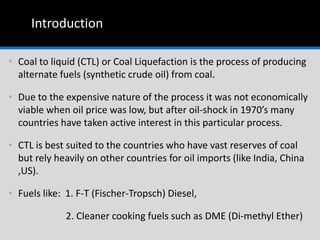 Coal To liquid | PDF