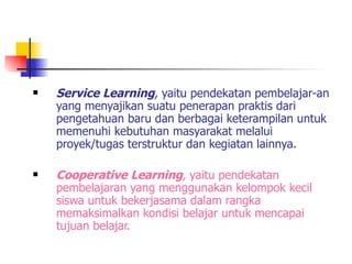 Pembelajaran Kontekstual Contextual Teaching & Learning (CTL) | PPT