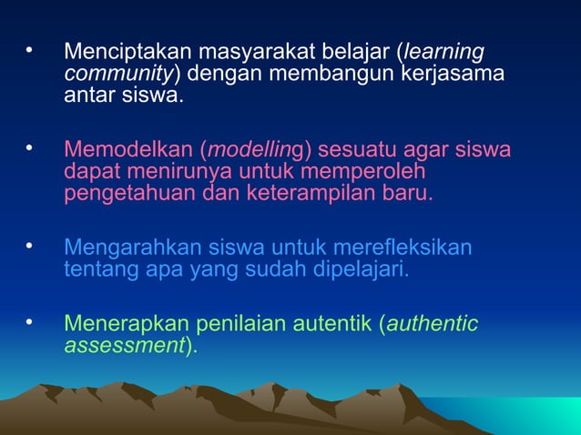 Pembelajaran Kontekstual Contextual Teaching & Learning (CTL) | PPT