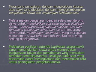 Pembelajaran Kontekstual Contextual Teaching & Learning (CTL) | PPT
