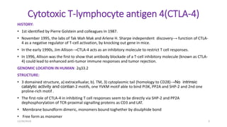 Ctla4 immune checkpoint presentaiton | PPTX