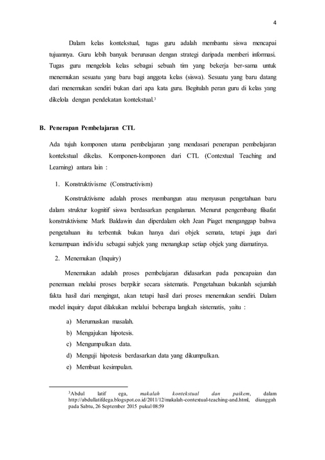 makalah Ctl dan paikem | PDF