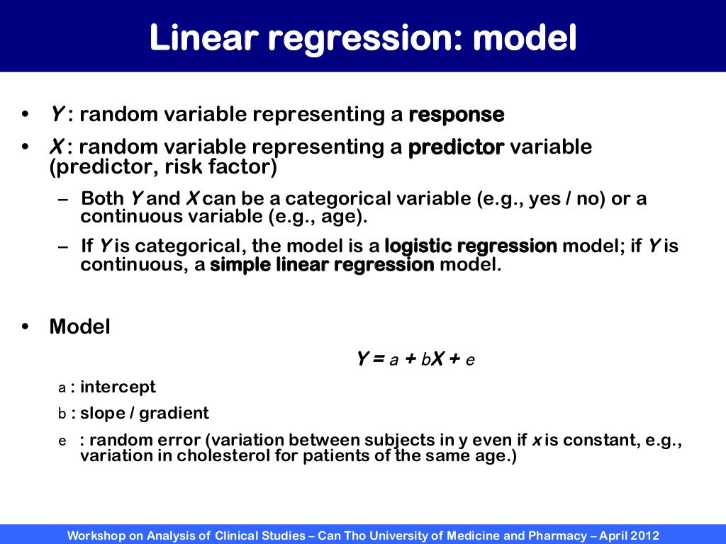 Ct lecture 12. simple linear regression analysis