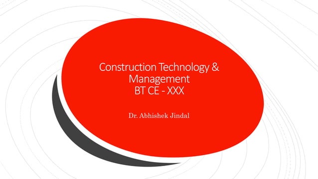 CTM - 01 - Basics of Construction.pptx