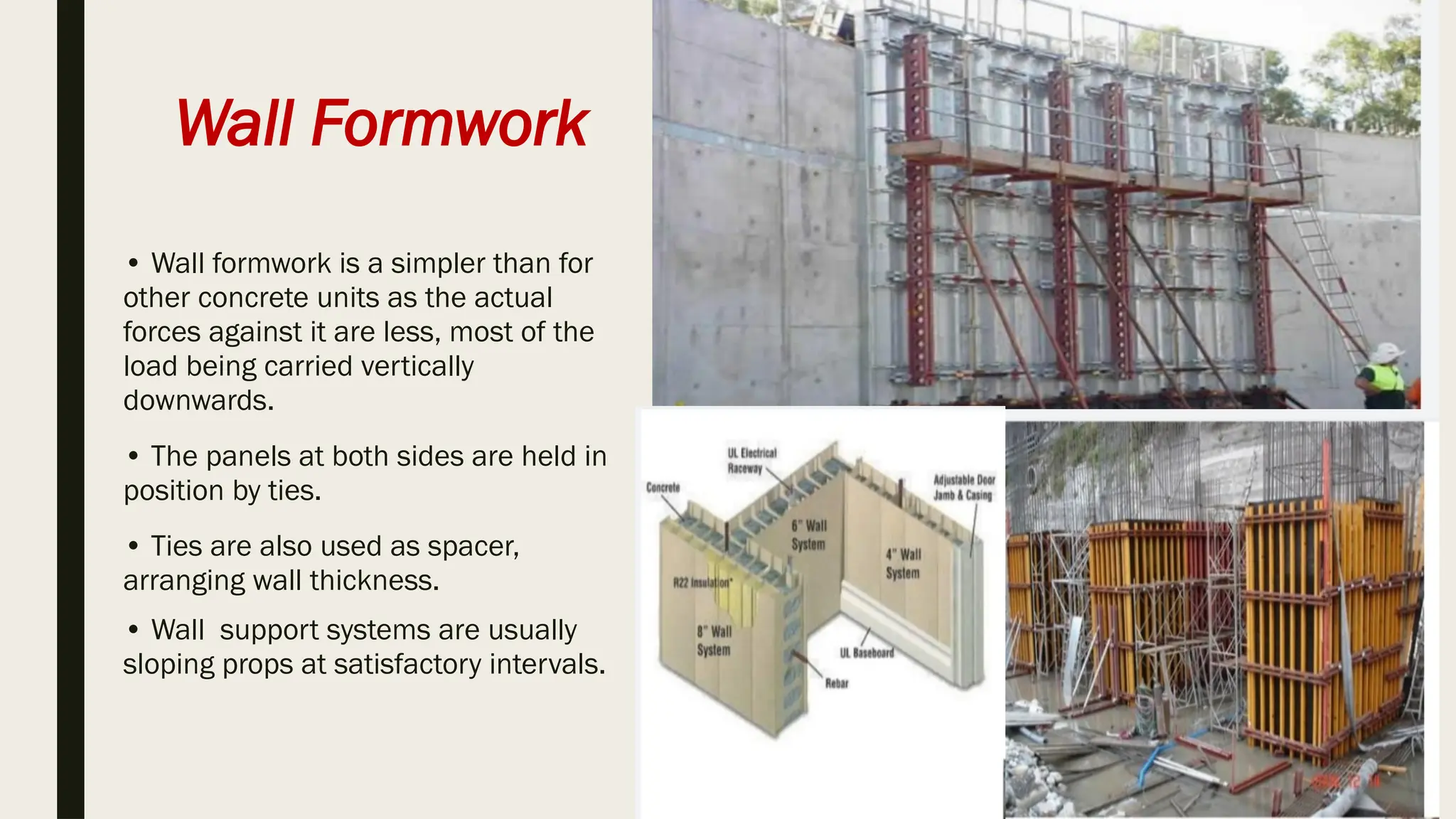 Power point presentation on the topic formwork | PPT