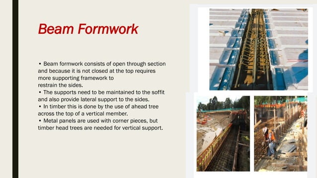 Power point presentation on the topic formwork | PPT