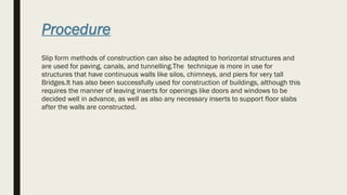 Power point presentation on the topic formwork | PPT