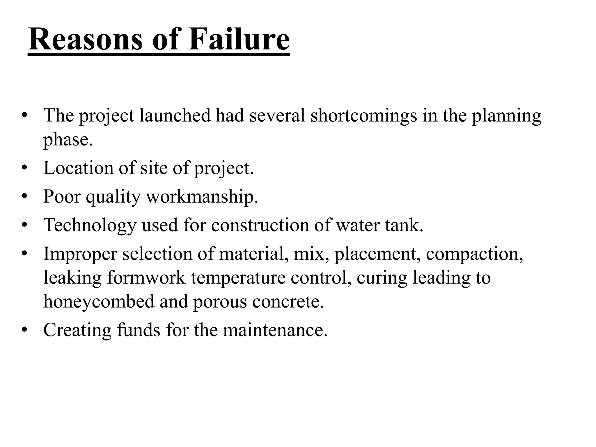 case study on failed construction projects | PPTX