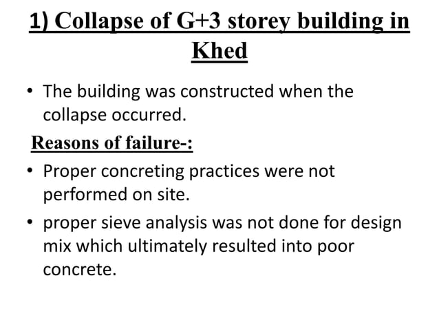 case study on failed construction projects | PPTX