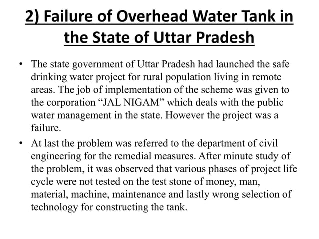 case study on failed construction projects | PPTX