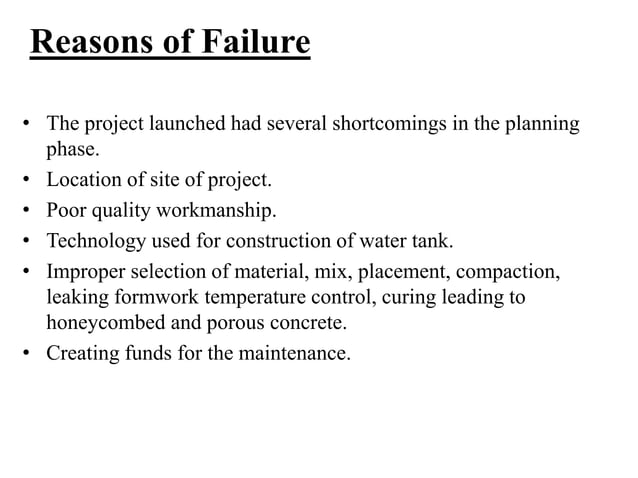 case study on failed construction projects | PPTX