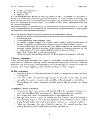 KTU CE 204 Construction technology notes module 6 | PDF