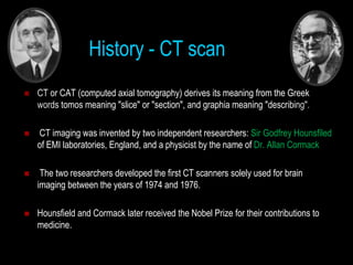 CT and MRI | PPTX